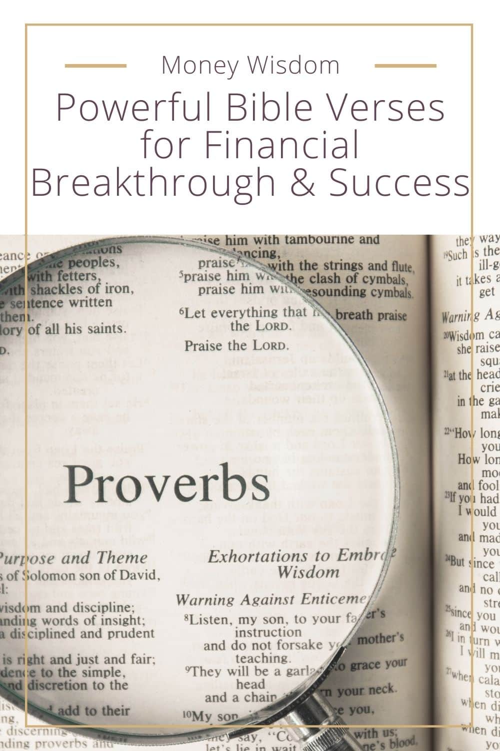 Powerful Bible Verses For Financial Breakthrough & Success